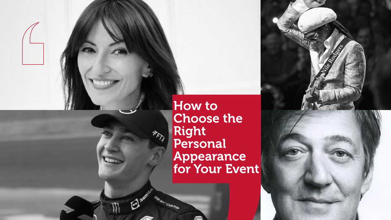 How to Choose the Right Personal Appearance for Your Event | Speakers ...